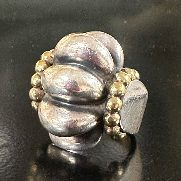 LAGOS | Jewelry | Authentic Lagos 8k Gold Sterling Silver Fluted Dome ...